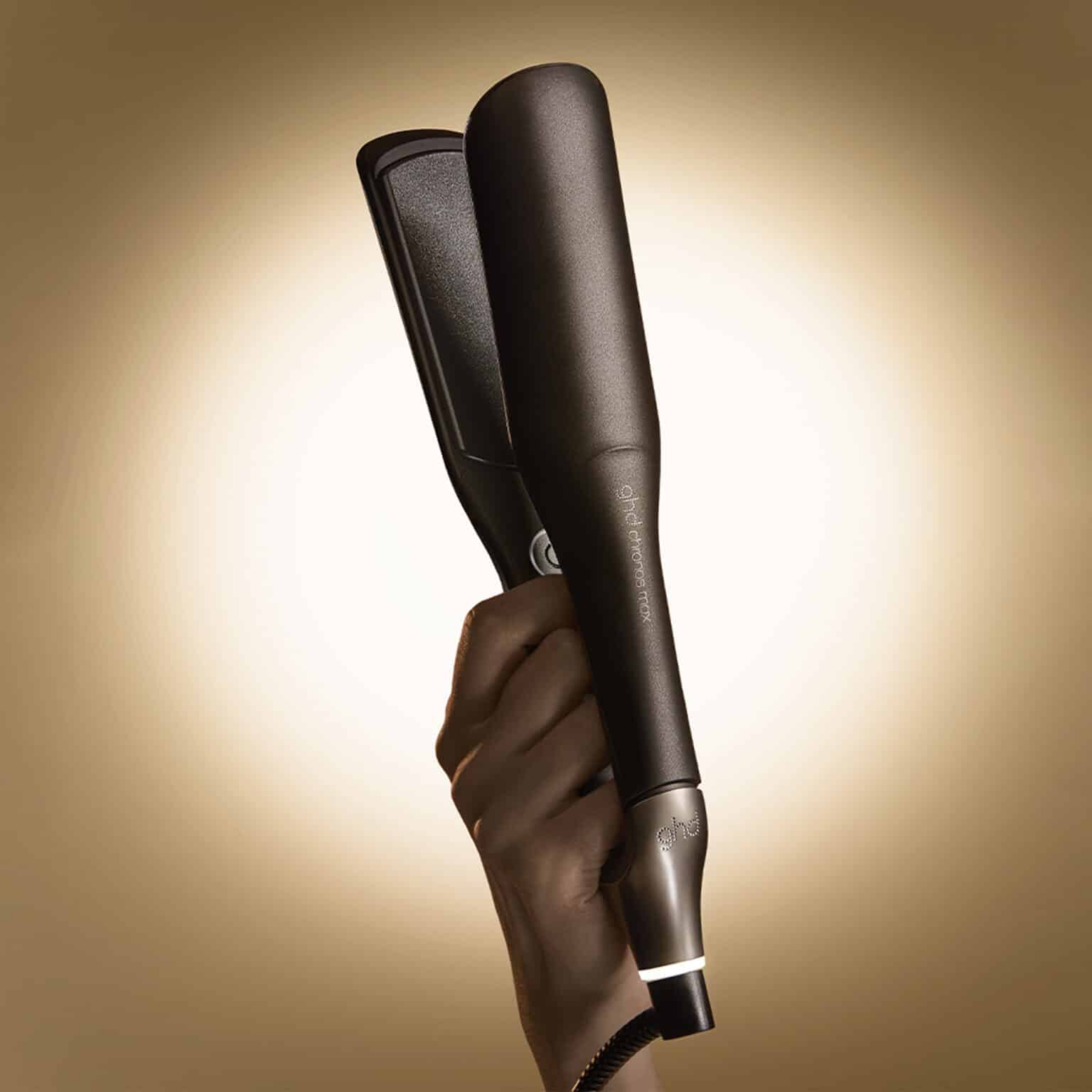 Ghd Chronos Max Best Wide Plate Hair Straightener (43mm Plate) Black ...